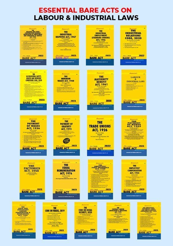 Essential Bare Acts on Labour & Industrial Laws