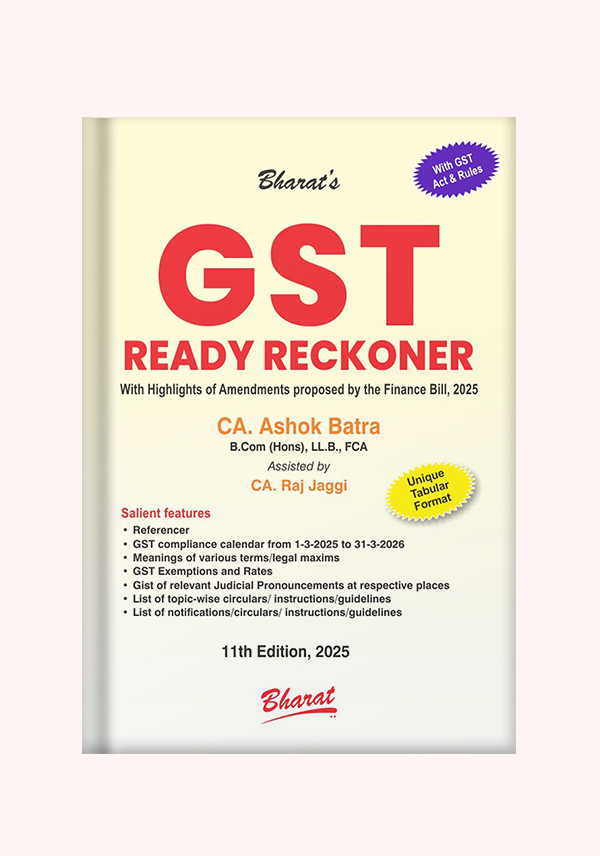 GST Ready Reckoner - 2025 - 30% Off + Free Shipping