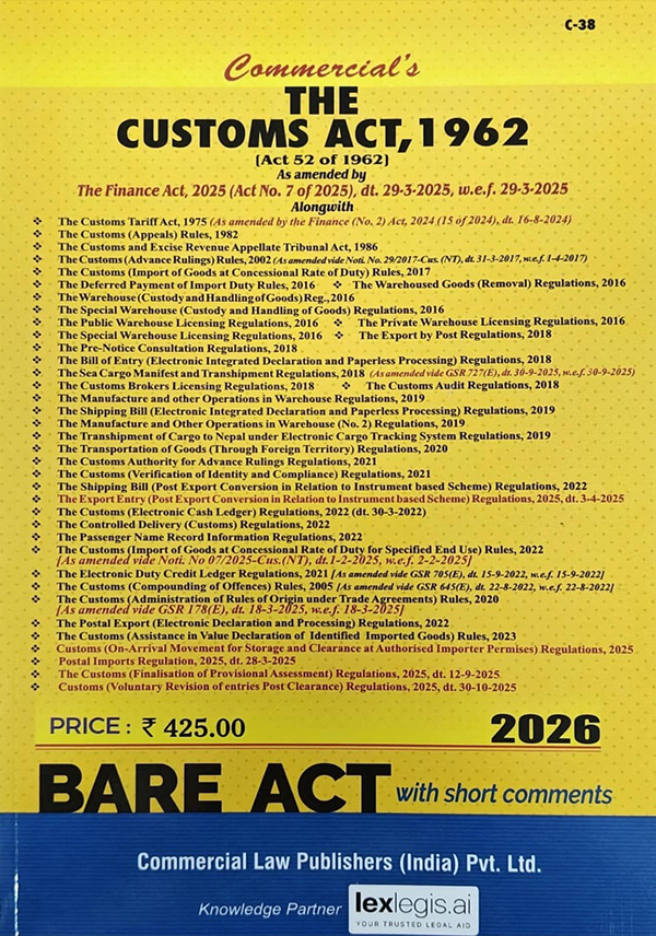 The Customs Act, 1962